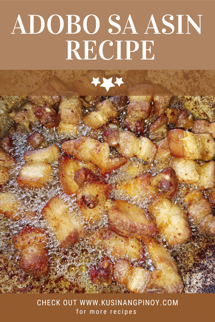 Adobo Sa Asin Recipe - Kusinang Pinoy