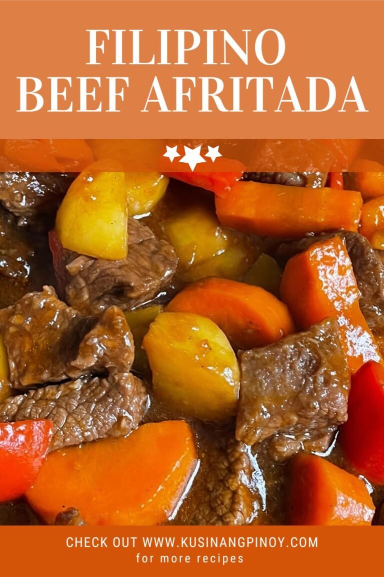 Filipino Beef Afritada Recipe - Kusinang Pinoy