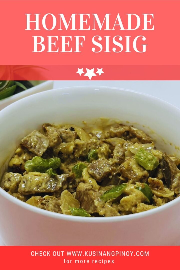 My Homemade Beef Sisig Recipe - Kusinang Pinoy