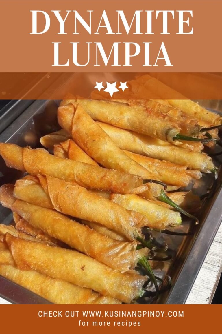 My Dynamite Lumpia Recipe - Kusinang Pinoy