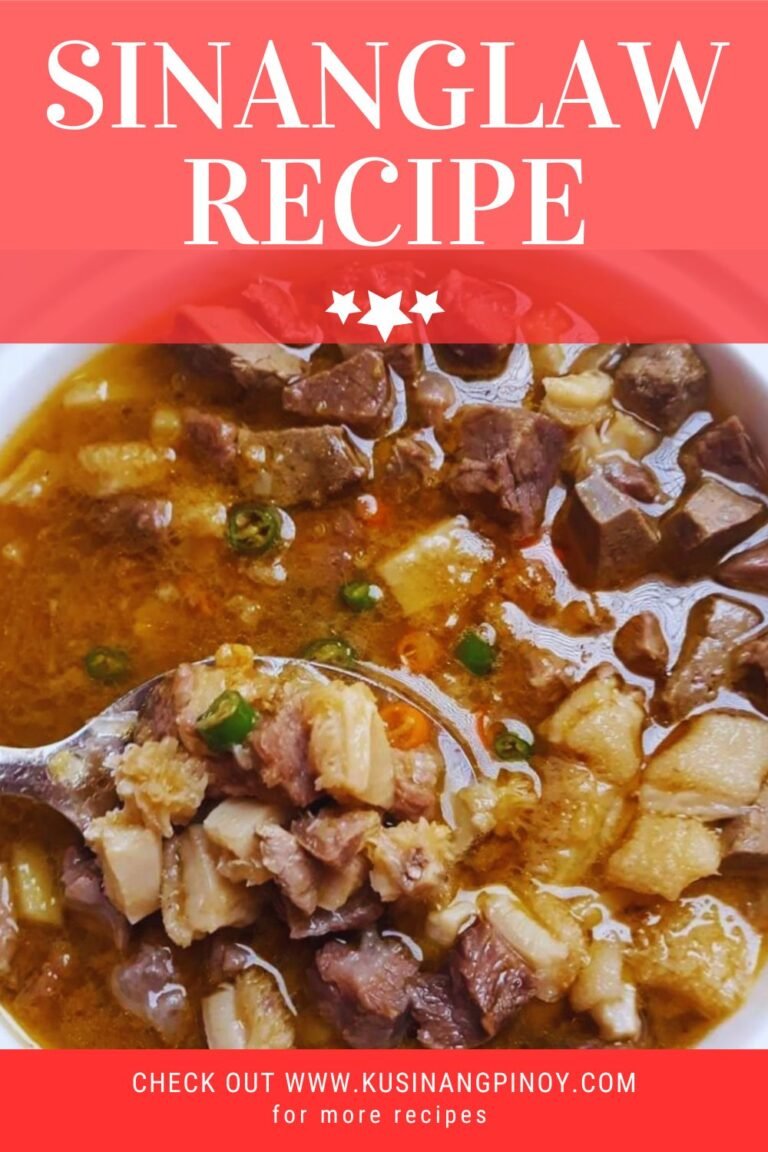 My Sinanglaw Recipe - Kusinang Pinoy
