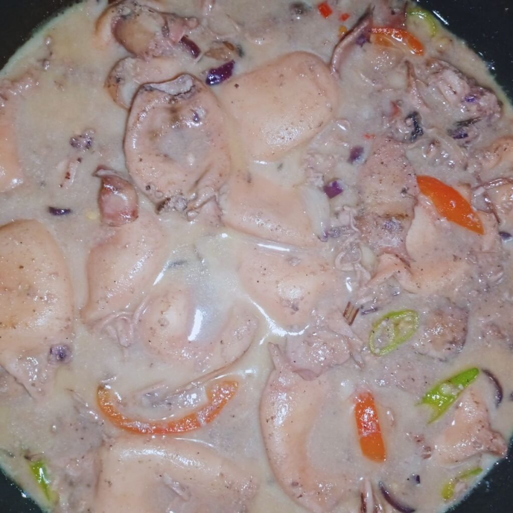 My Adobong Pusit sa Gata Recipe - Kusinang Pinoy