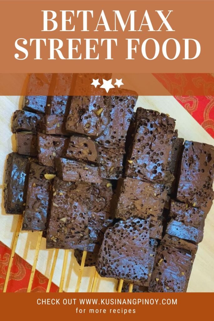 My Betamax Recipe (Street Food) - Kusinang Pinoy