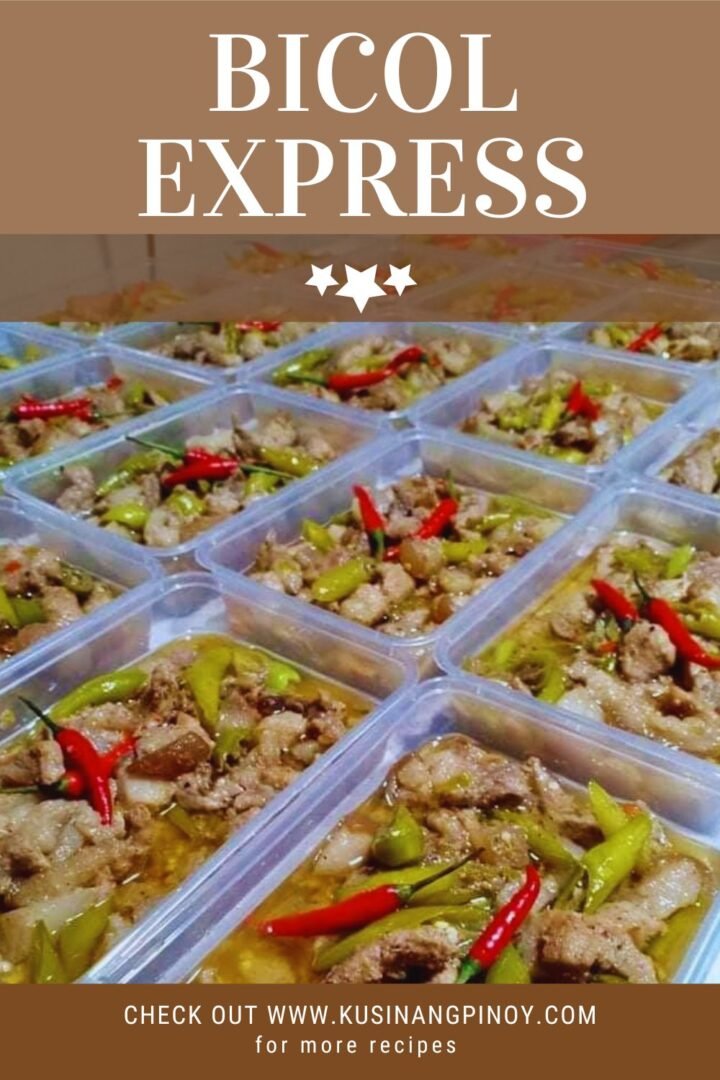 My Authentic Bicol Express Recipe - Kusinang Pinoy
