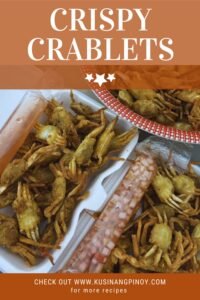 My Crispy Crablets Recipe - Kusinang Pinoy