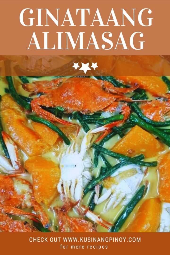 My Ginataang Alimasag Recipe - Kusinang Pinoy