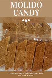 My Molido (Sweet Potato Candy) Recipe - Kusinang Pinoy