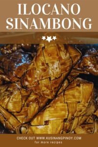 My Ilocano Sinambong (Patupat) Recipe - Kusinang Pinoy